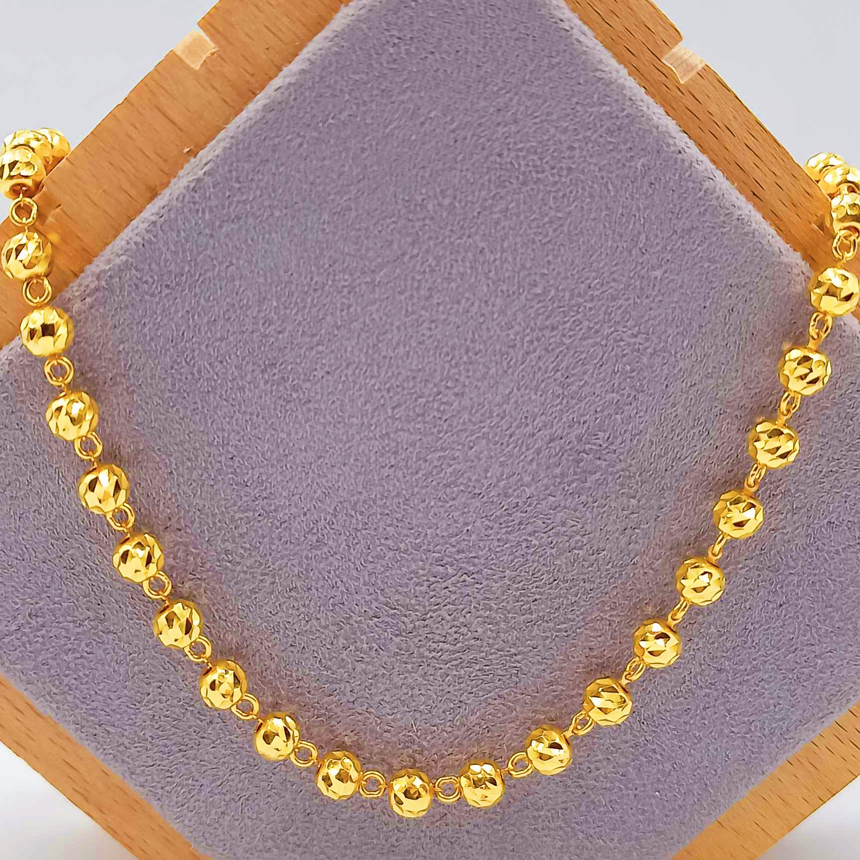 916 GOLD BEADS CHAIN – Marina Goldsmith