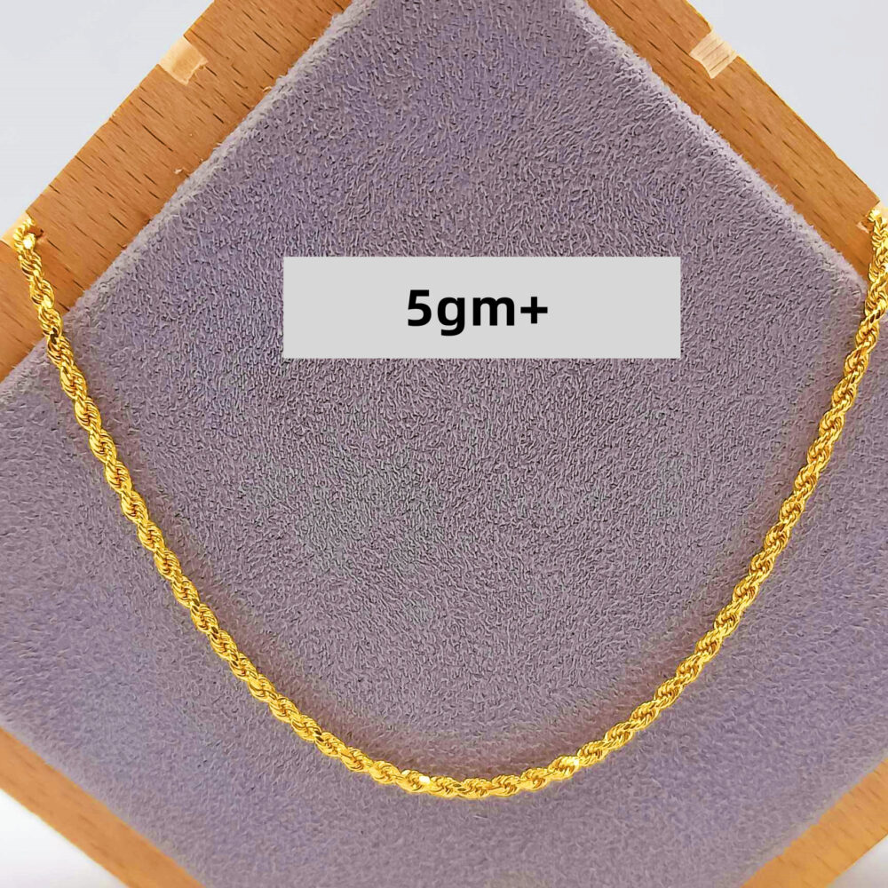 916 GOLD SOLID ROPE CHAIN (5gm+) – Marina Goldsmith