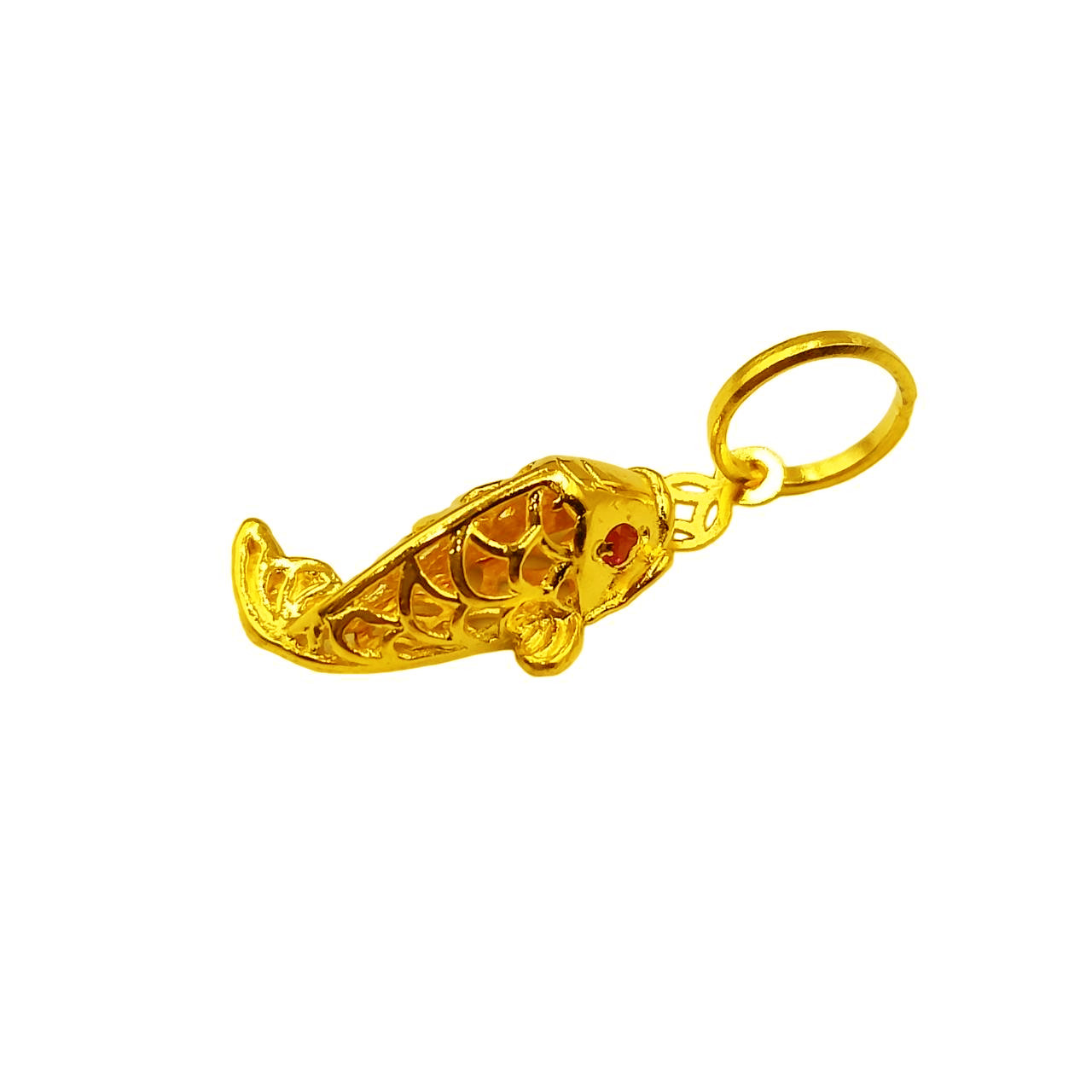 916 Gold Koi Fish Pendant – Marina Goldsmith