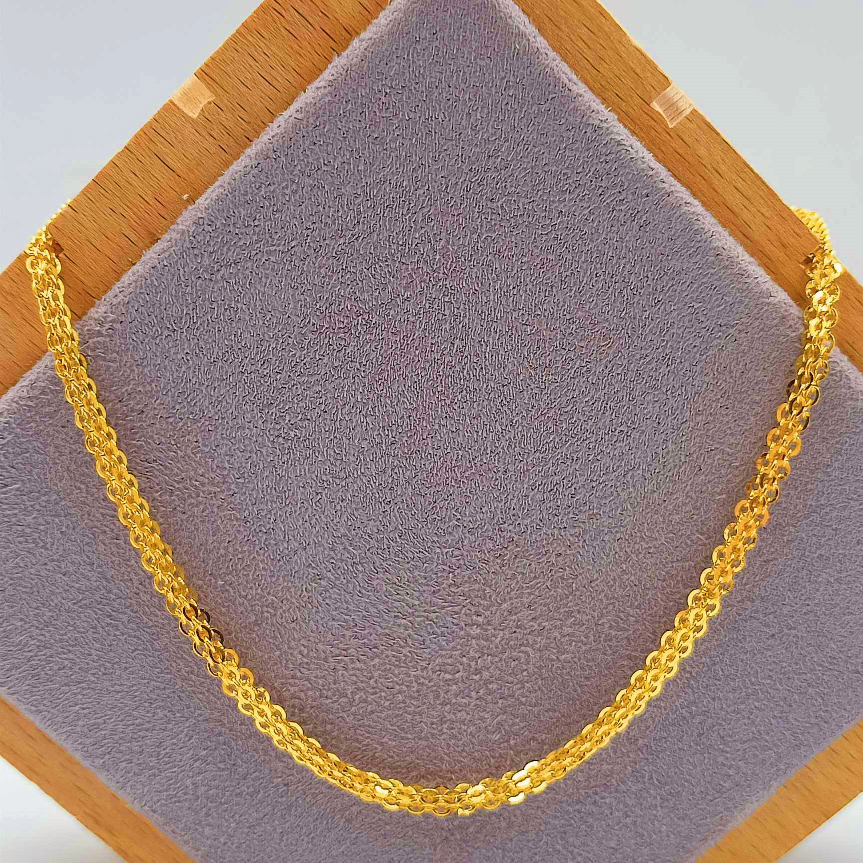 916 GOLD MILAN CHAIN (3MM) – Marina Goldsmith