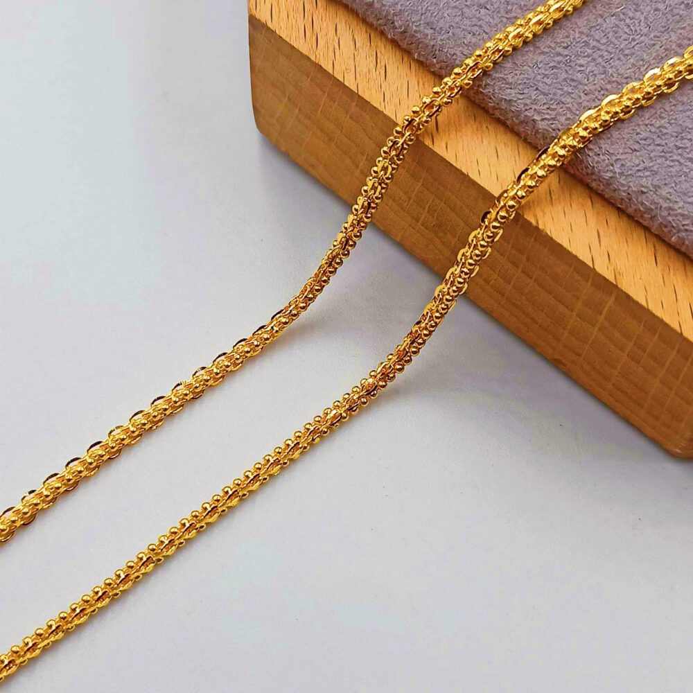 916 Gold Glitter Chain – Marina Goldsmith