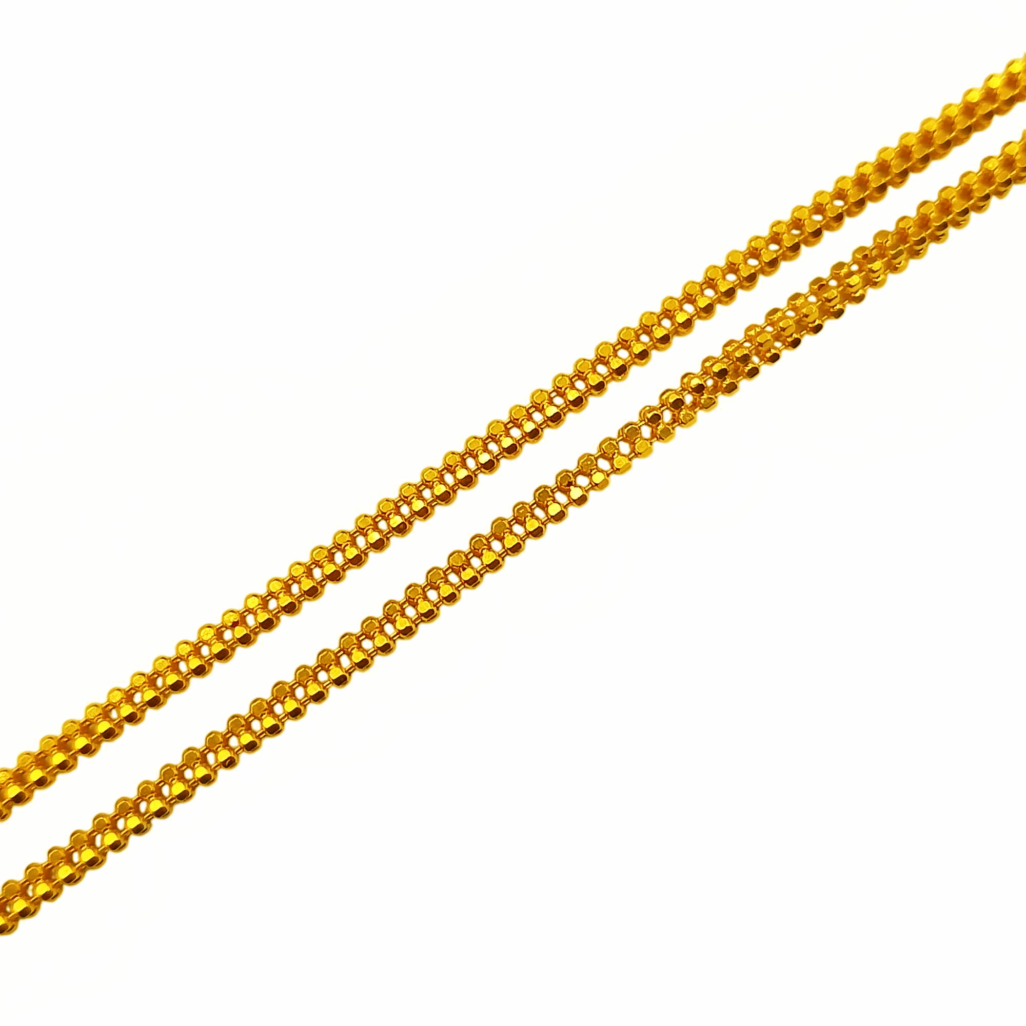916 Gold Fancy Beads Chain – Marina Goldsmith