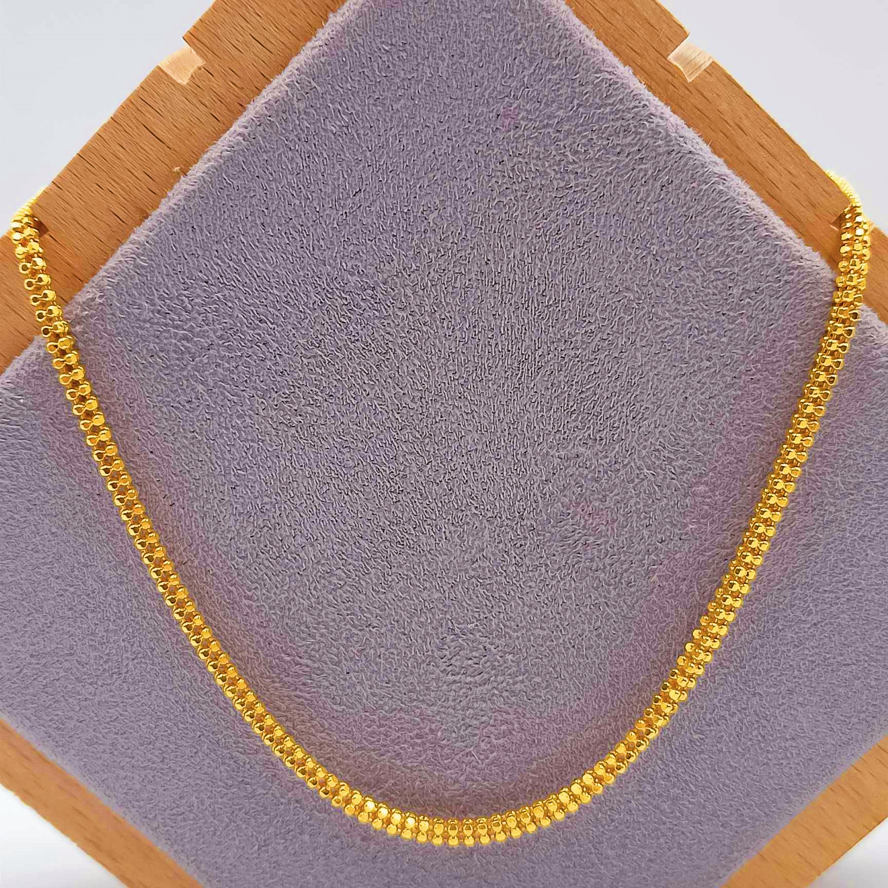 916 Gold Fancy Beads Chain – Marina Goldsmith