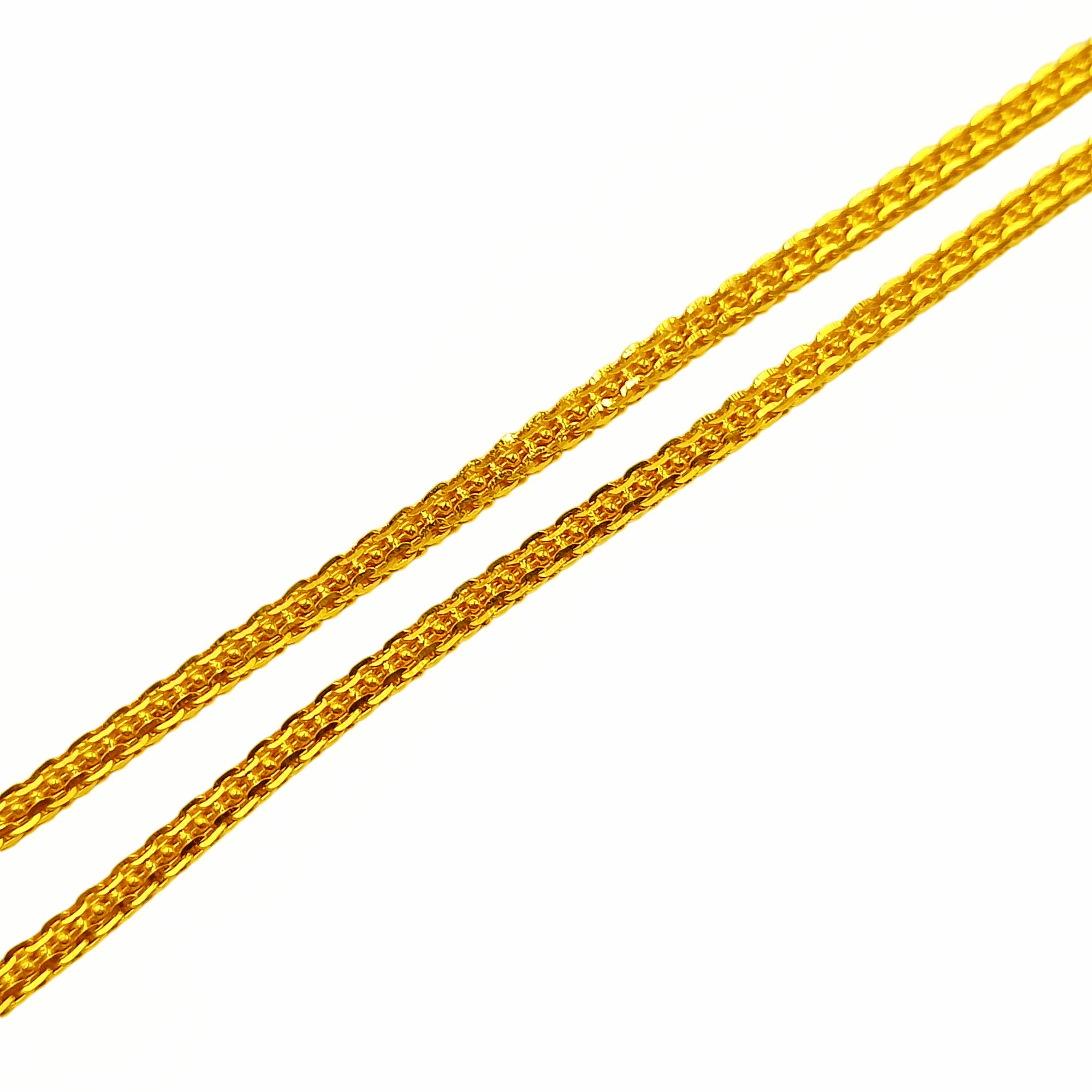 916 Gold Glitter Chain (3mm) – Marina Goldsmith