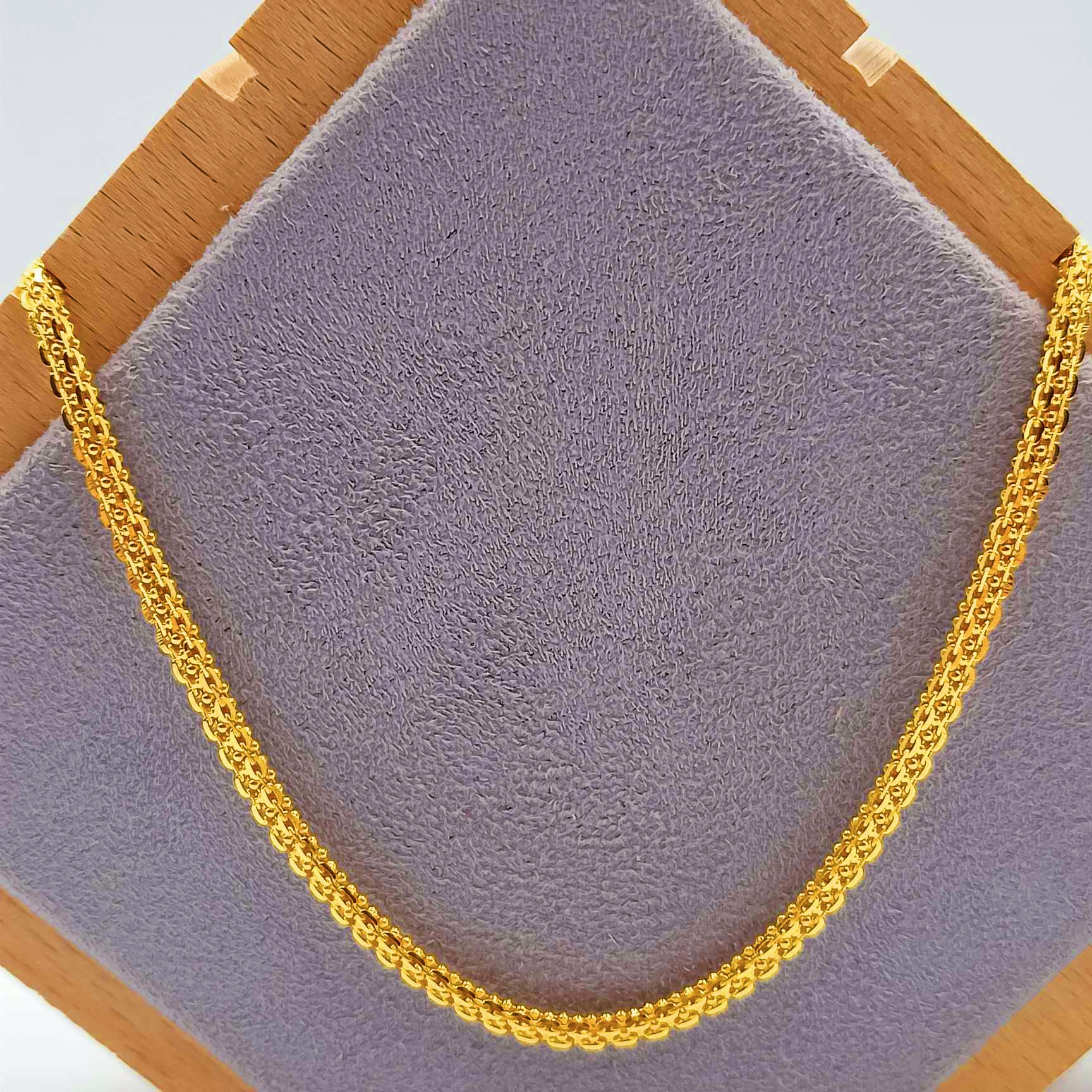 916 Gold Glitter Chain (3mm) – Marina Goldsmith