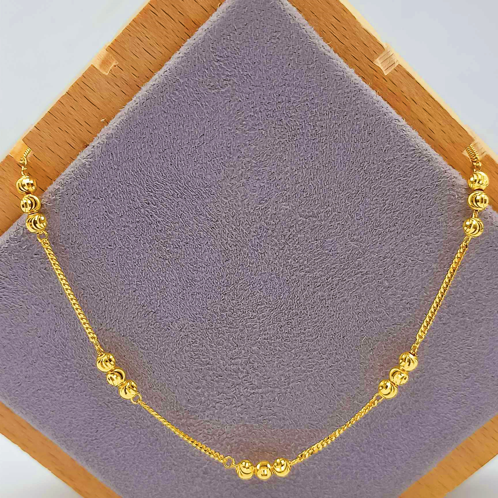 916 Gold 3 Ball Chain – Marina Goldsmith