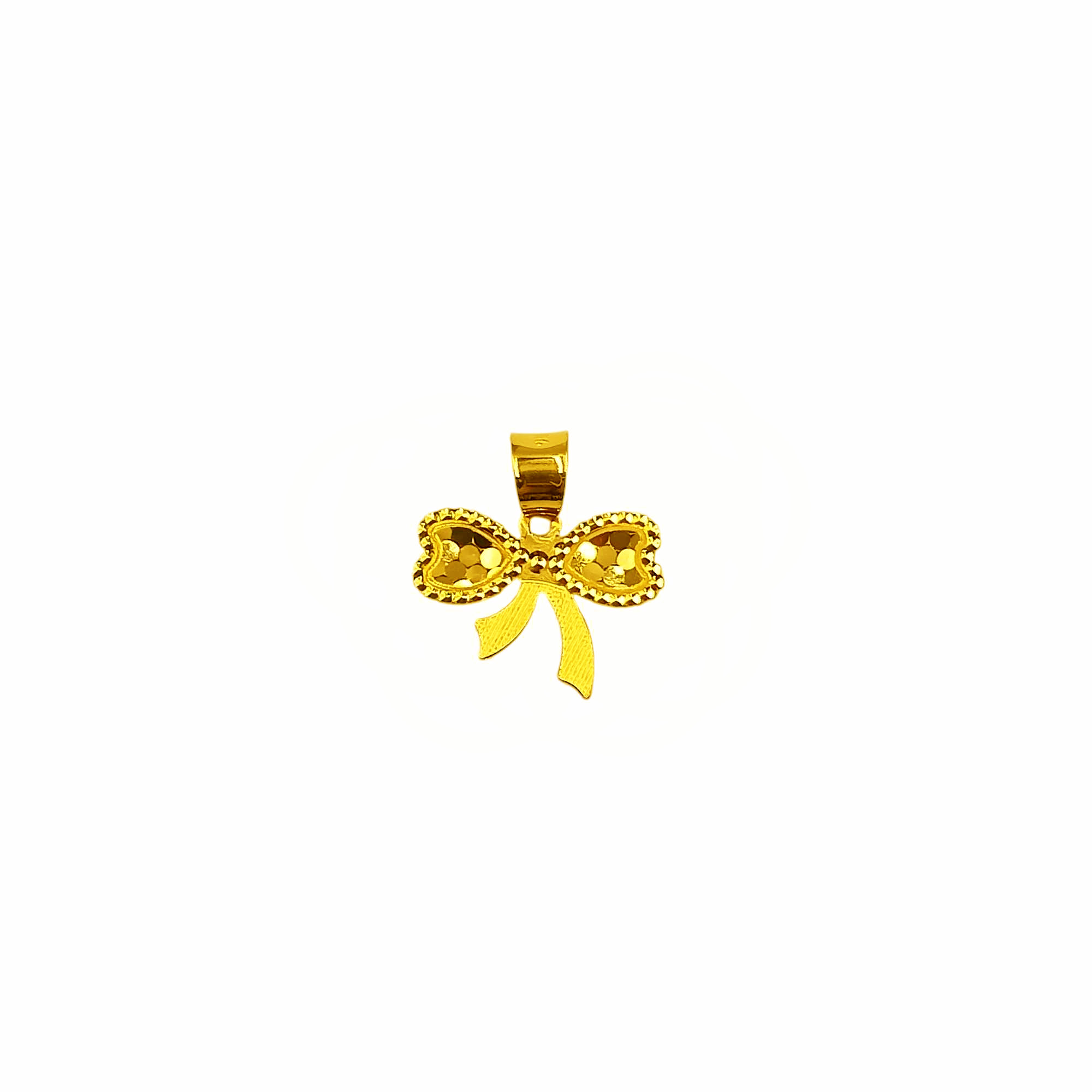 916 GOLD BLING BLING RIBBON TIE PENDANT – Marina Goldsmith