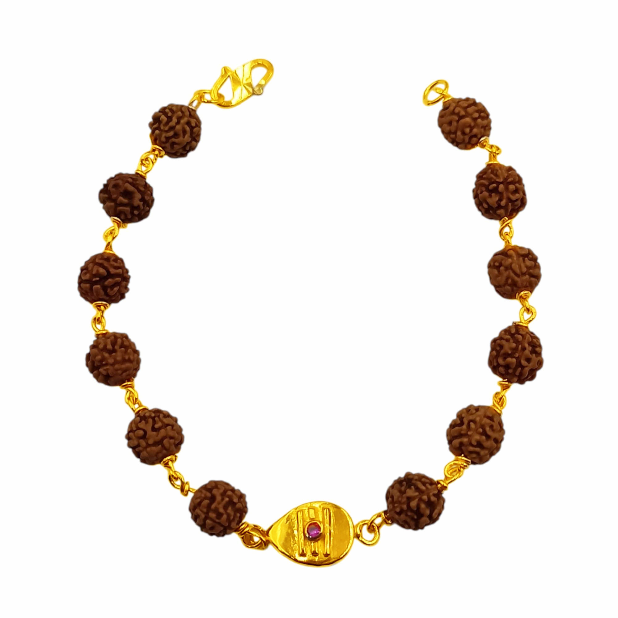 916 Gold Seeds Bracelet with Vel ( 5 Face ) – Marina Goldsmith